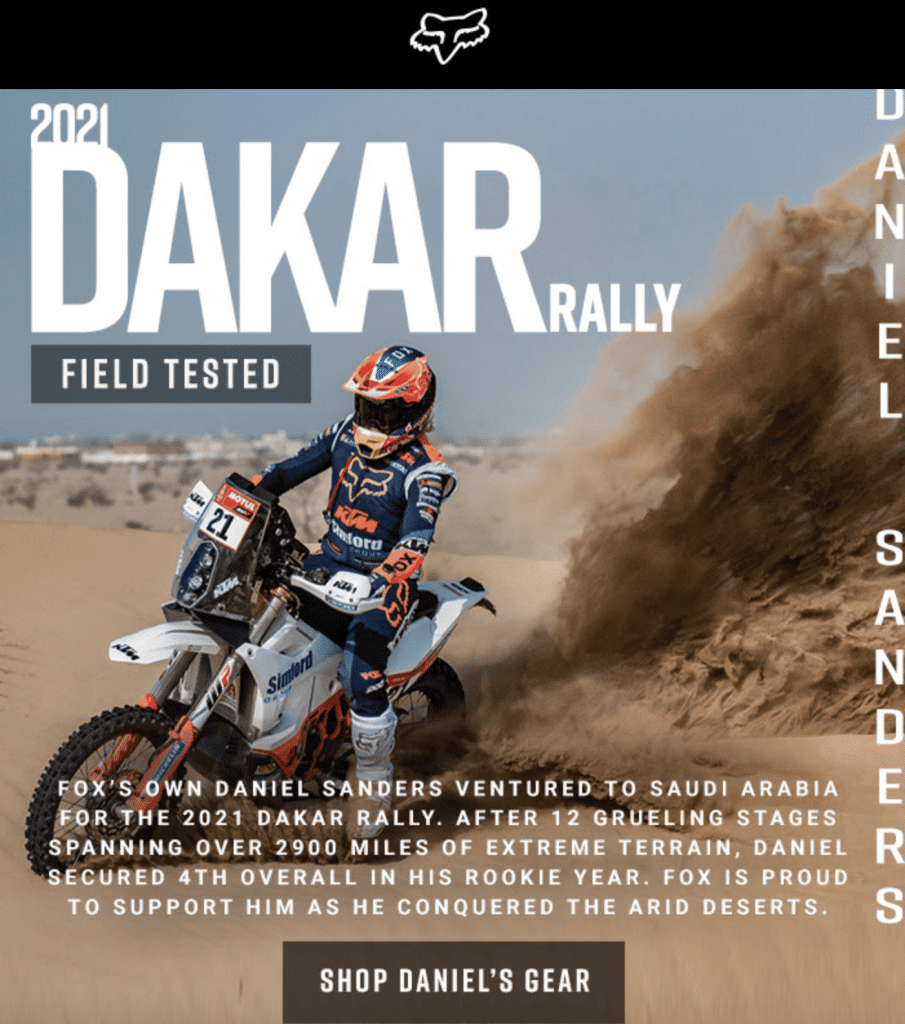Fox Racing Claims 4th Overall At The 2021 Dakar Rally – Motocross ...