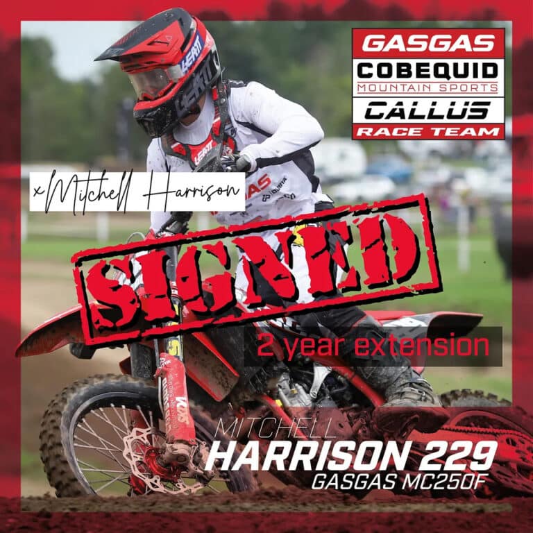 Breaking News: Mitchell Harrison Signs Two Year Extension With GASGAS ...