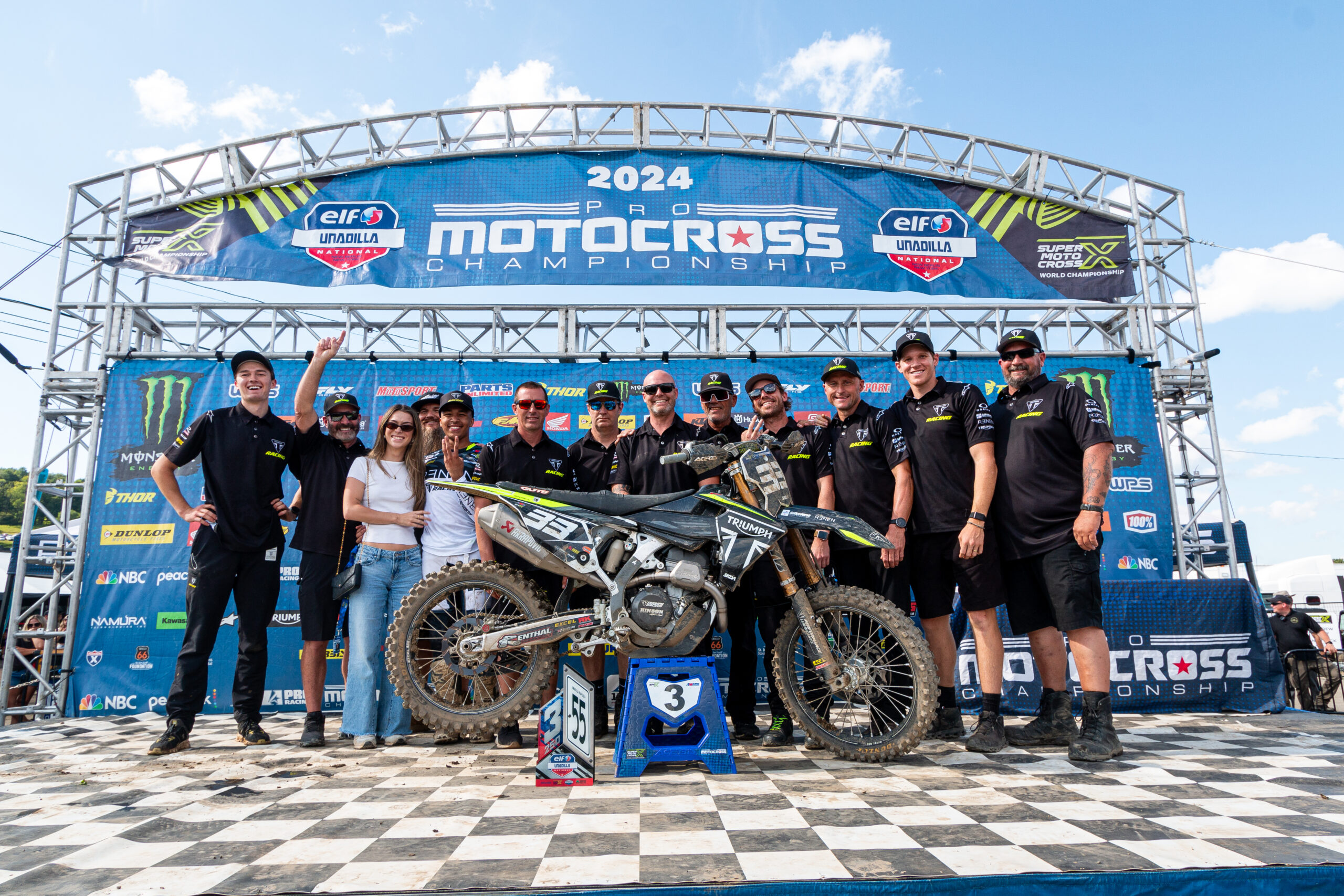 TRIUMPH RACING AND JALEK SWOLL MAKE HISTORIC TRIP TO AMA PRO MOTOCROSS ...
