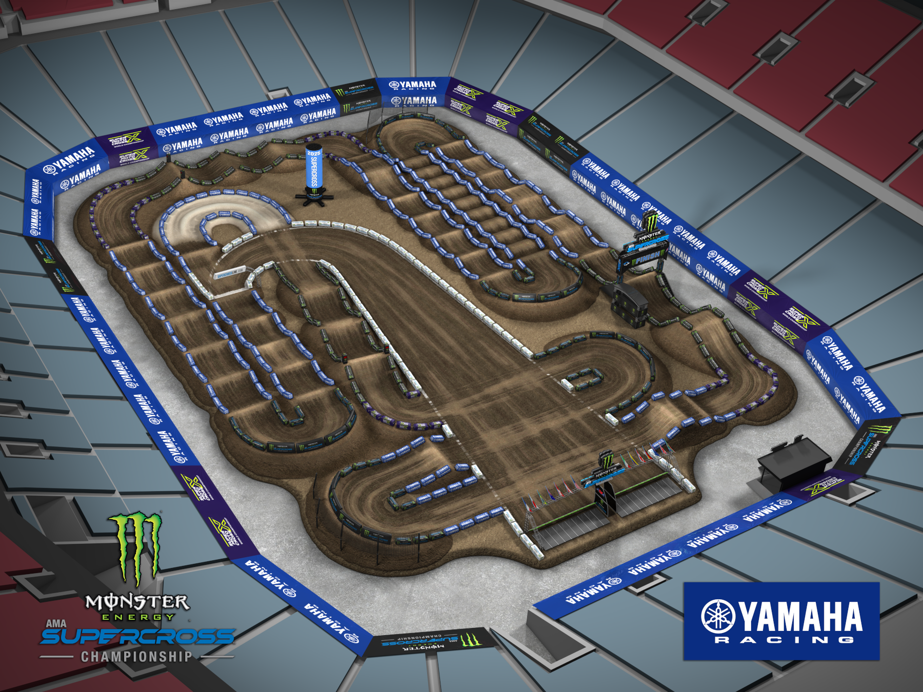 Yamaha Animated Track Map: Round 2- San Diego – Motocross Performance ...